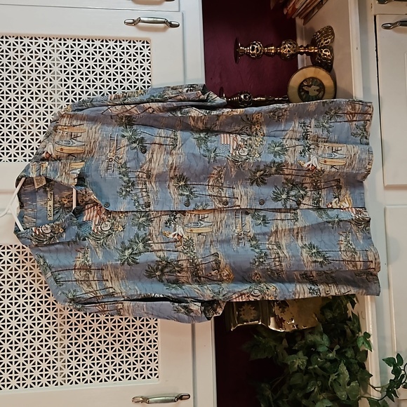 batik bay | Shirts | Vintage Batik Bay Americana Hawaiian Shirt | Poshmark